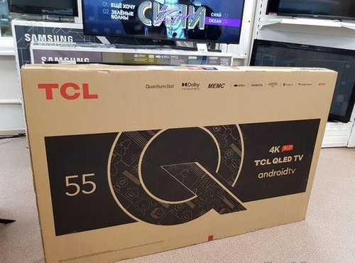 55'' (139см) Телевизор TCL 55C725, 4К, qled