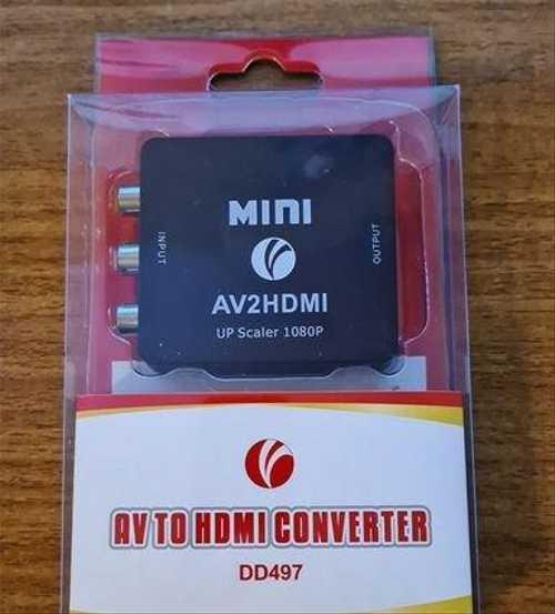 Конвертер AV to hdmi vcom DD497