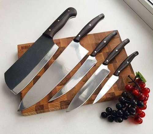 Набор кухонных ножей с тяпкой