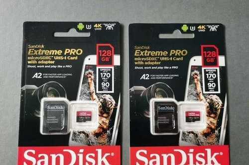 SanDisk Extreme Pro microsdxc V30 A2 170MB/s 128GB
