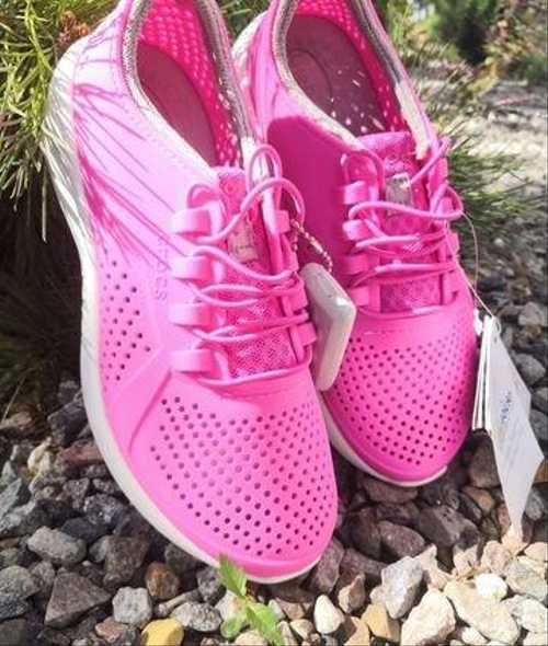 Розовые crocs для девочек розница дроп опт