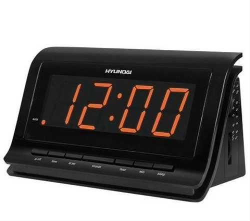 Радио-часы Hyundai H-1540 Black/Orange