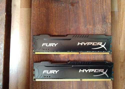 Оперативная память DDR3 Kingston HyperX Fury 16Gb