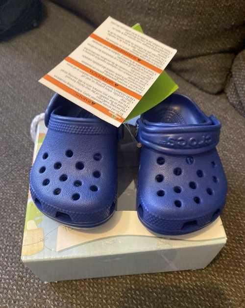 Новые crocs 17-19 размер