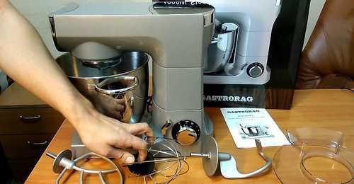 Миксер тестомес Gastrorag QF-EF723, 6.3 л. 1200 Вт