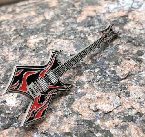 Значок гитара Slayer Kerry King