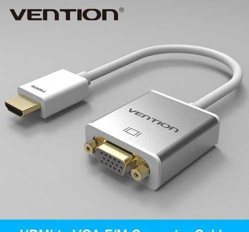 Конвертер Vention hdmi - VGA + аудио (VAA-V08)