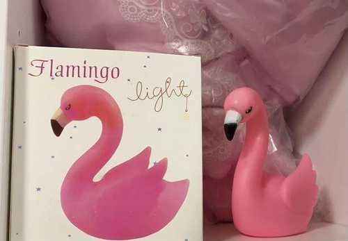 Светильник ночник фламинго