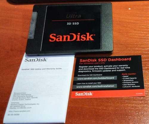 Ssd Sandisk Ultra 3D 250Gb