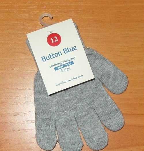 Новые перчатки Button Blue, 3-5 лет