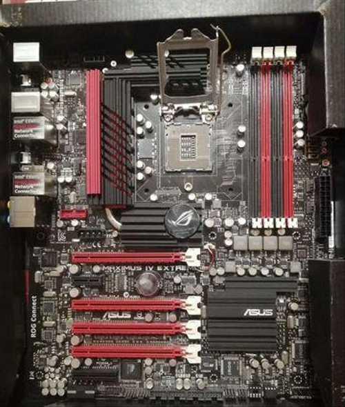 Asus maximus iv extreme, 1155,4 слота под видеокар