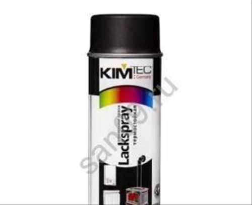 Краска аэрозоль KimTec lackspray черная 400 мл