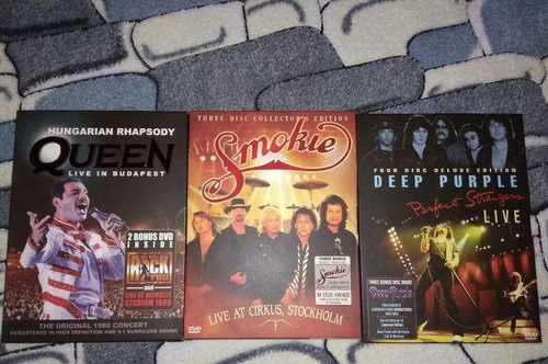 DVD(Queen,Smokie,Deep Purple)