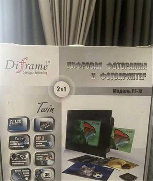 Цифровая фоторамка и фотопринтер Diframe