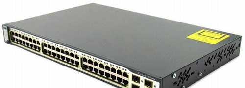 Коммутатор Cisco Catalyst WS-C3750-48TS-S бу V06