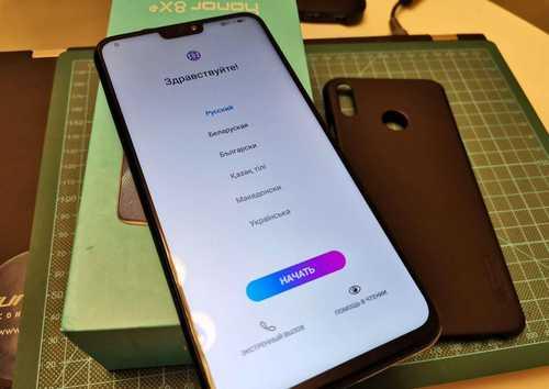 Honor 8x + чехол nilkin