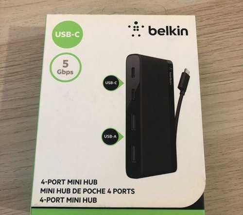 Док станция Type C Belkin (Разветвитель, usb 3.0)