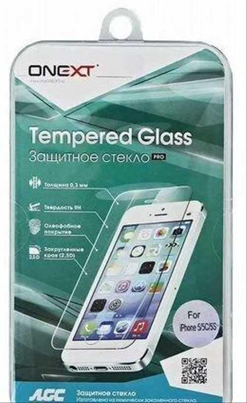 Защитное стекло onext Tempered Glass 5/5S/SE