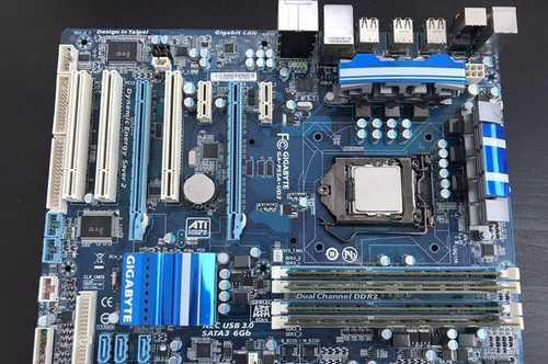 Материнская плата lga 1156 i5 661 8 гб RAM