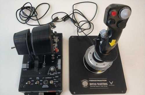 Джойстик ThrustMaster Hotas Warthog черный