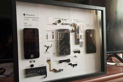 iPhone 4 в рамке