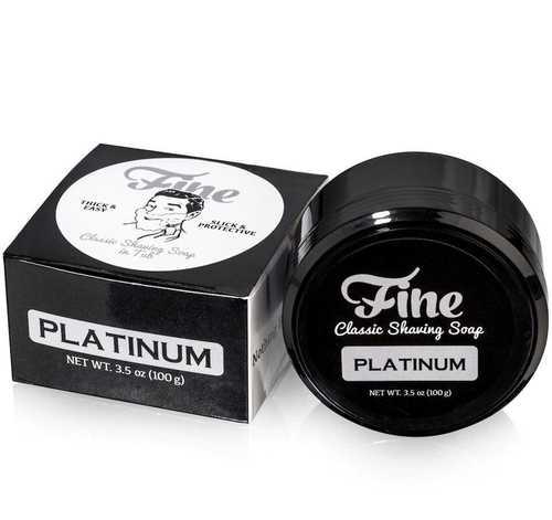Мыло для бритья Fine Platinum 100 гр в банке