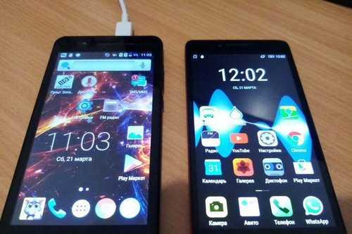 2шт lenovo A6010+ и digma VOX S504 3G