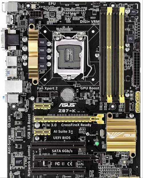 Комплект asus Z87-K + Core i5-4570