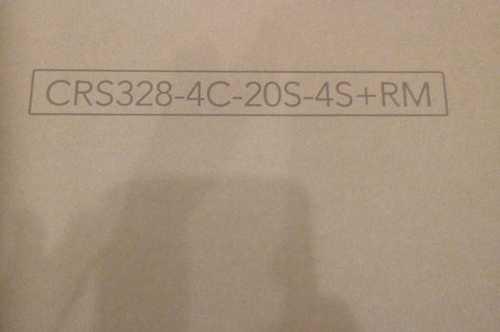 Коммутатор mikrotik crs328-4c-20s-4s-rm