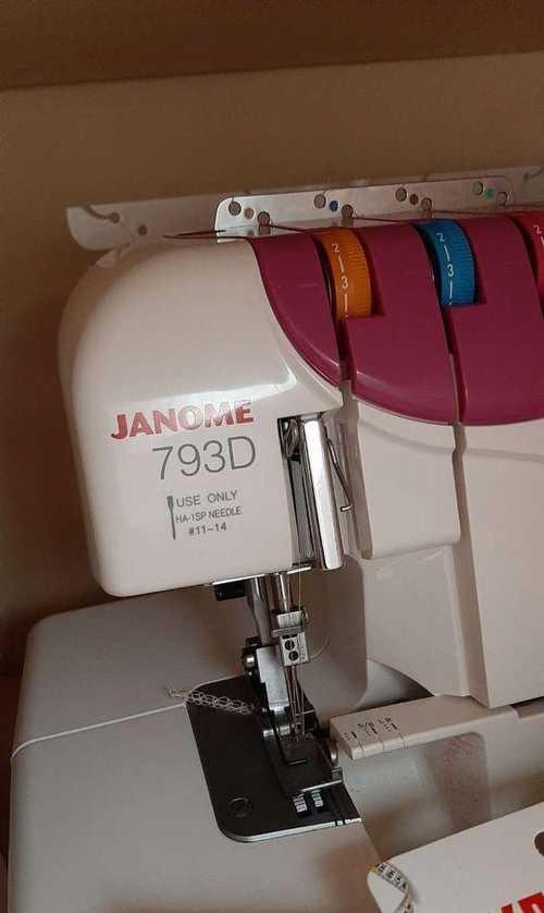 Janome 793d оверлок