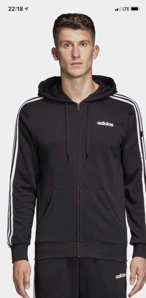 Толстовка Adidas essentials 3-stripes