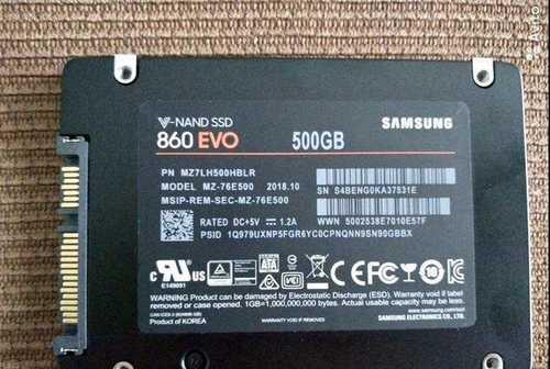 SSD диск 500GB Samsung 860 Evo