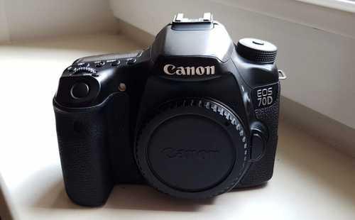 Зеркальный фотоаппарат Canon 70d