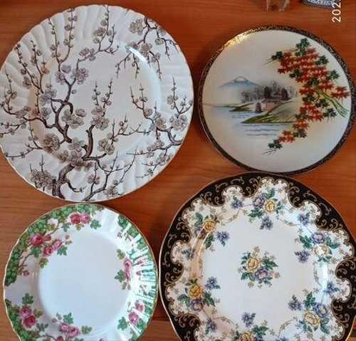 Коллекционные фарфоровые тарелки Англия. Япония