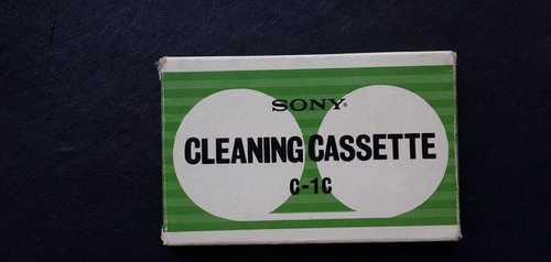 Sony cleaning cassette C-1C (Japan) Чистящая аудио
