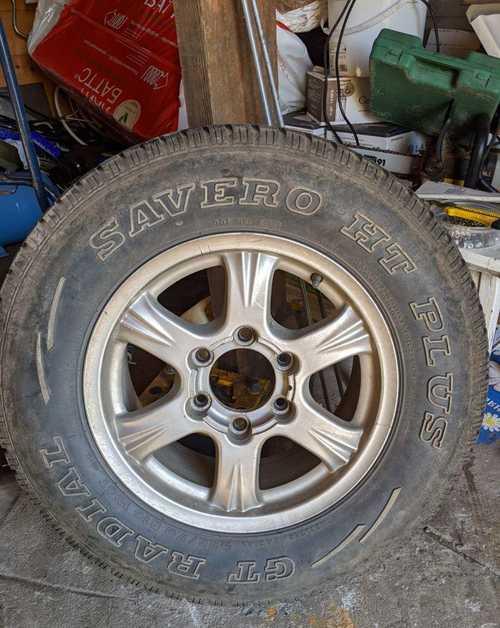 4 колеса в сборе 235/70R16 + 2 шины 245/75R16