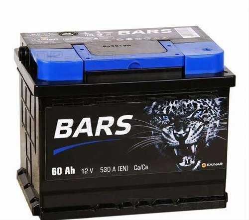 Аккумулятор Bars 60ah (530A) Ca/Ca