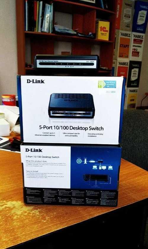 Продам Коммутатор D-link DES-1005A