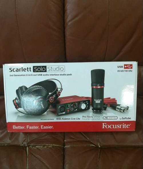 Комплект focusrite Scarlett Solo Studio 2nd Gen