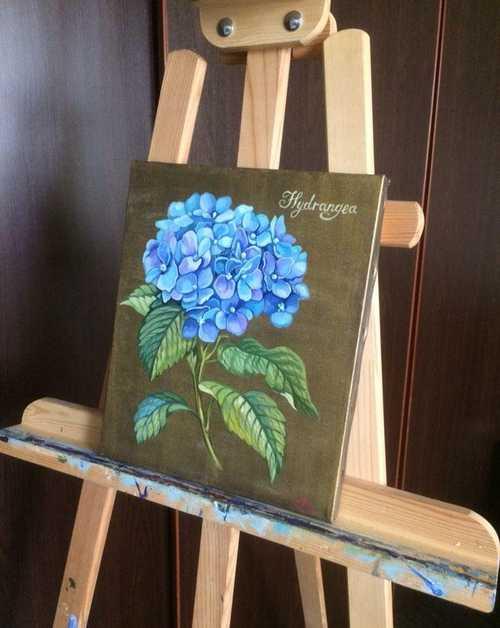 Картины «Гартензия, роза, сирень»
