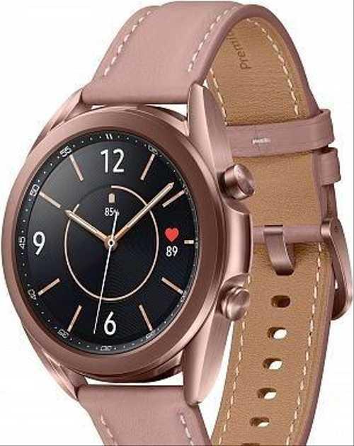 Часы Samsung Galaxy Watch3 41 мм Бронзовый/Розовый