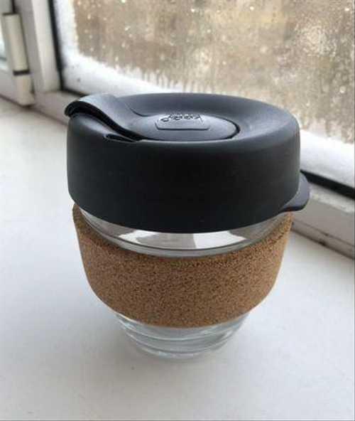 Стеклянная чашка для кофе KeepCup Brew Cork