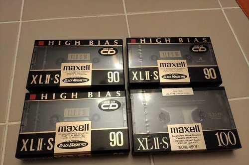 Аудиокассеты новые запечатанные Maxell XL II S 90