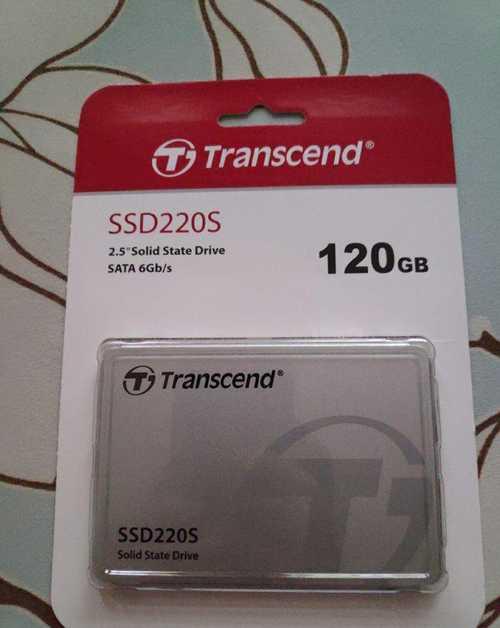 SSD Transcend 120 GB (новый, гарантий Эльдорадо)