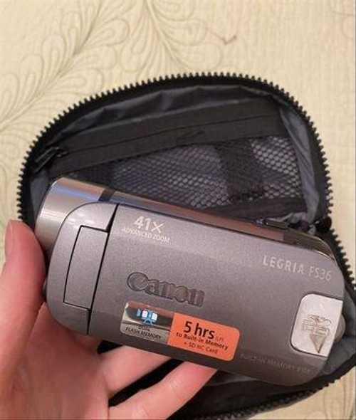 Видеокамера Canon Legria fs36 + сумка
