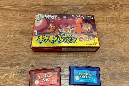 Оригинальные картриджи Pokemon Gameboy Advance