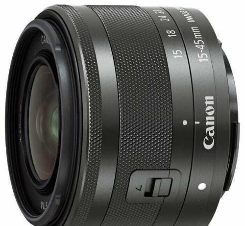 Новый Canon EF-M 15-45mm f/3.5-6.3 IS STM
