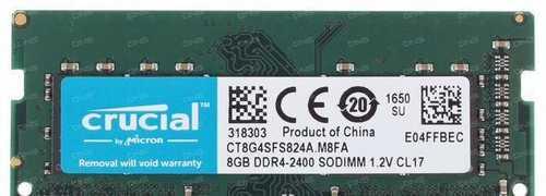 Озу sodimm Crucial DDR4 8 Gb