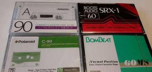 Aудиокассеты запечатанные maxell/TDK/JVC/sony
