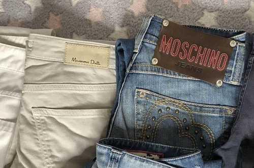 Джинсы massimo dutti, moschino